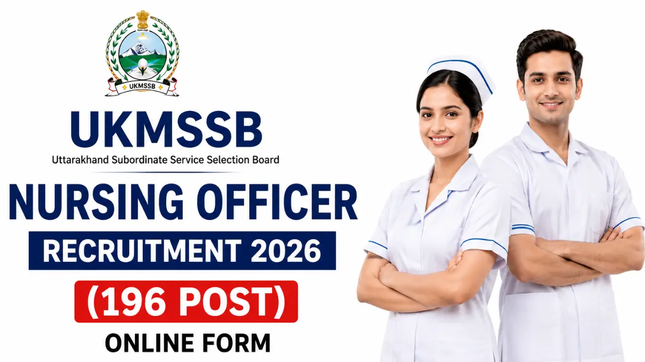 UKMSSB Nursing Officer Recruitment 2026 (196 Post) Vacancy